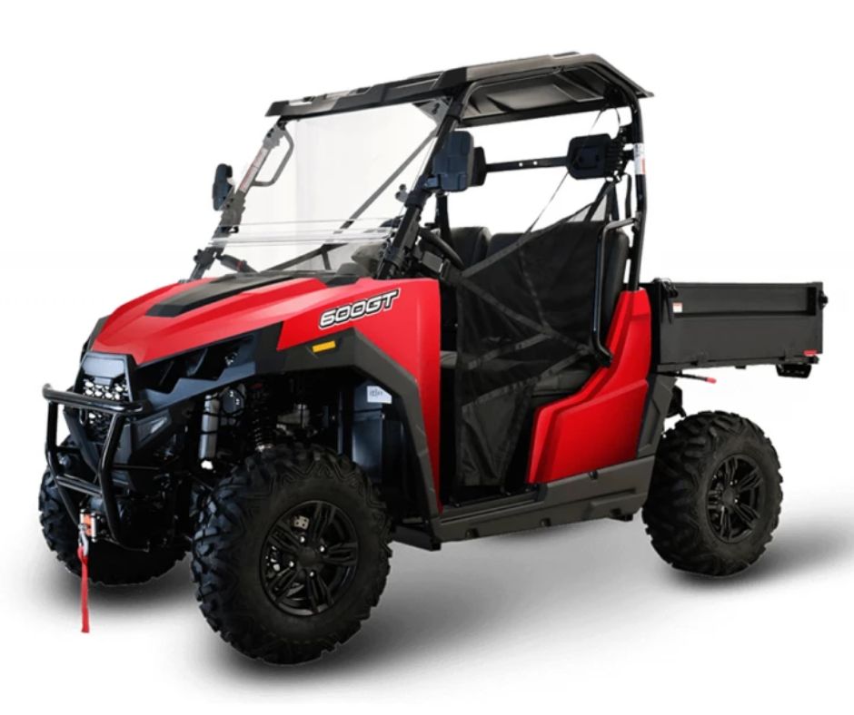 Crossfire | 600GT EPS Farm UTV Quad Bike - Red | GMX Motorbikes Australia