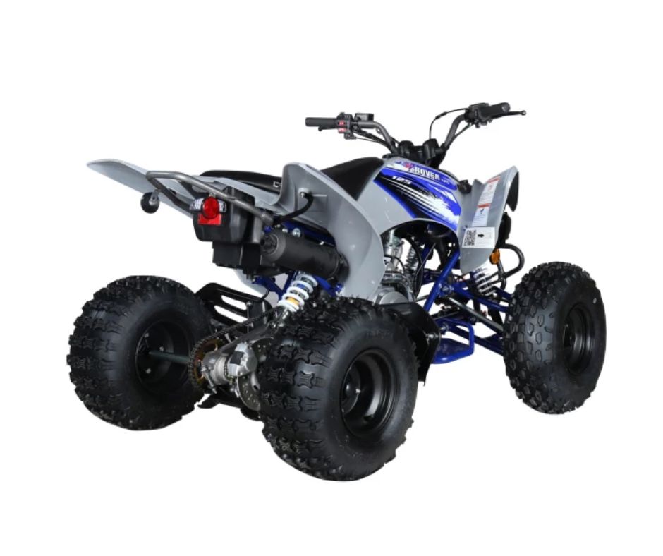 Buy Crossfire Rover 125cc Quad – Grey/Blue | GMX Motorbikes