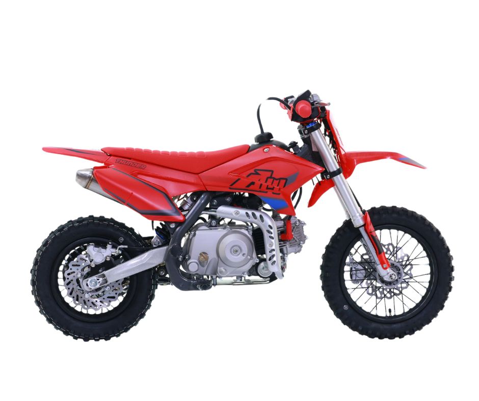 Apollo RFN Thunder 70cc Dirt Bike - Red/Red