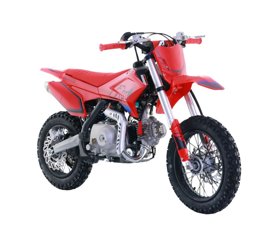 Apollo RFN Thunder 70cc Dirt Bike - Red/Red