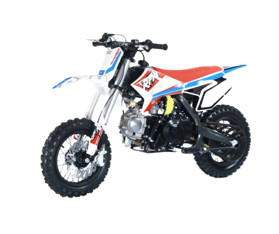 Apollo RFN Thunder 70cc Dirt Bike - Red/White
