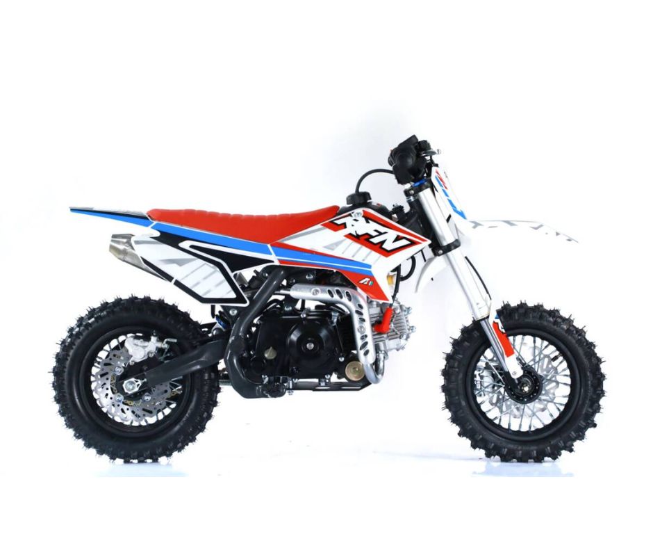 Apollo RFN Thunder 70cc Dirt Bike - Red/White