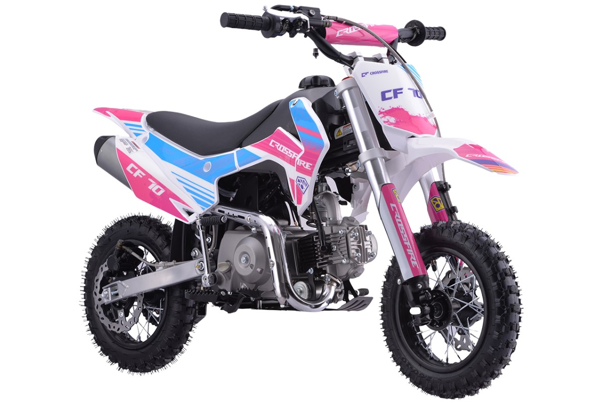 Crossfire CF70 70cc Kids Dirt Bike - Pink | GMX Motorbikes Australia