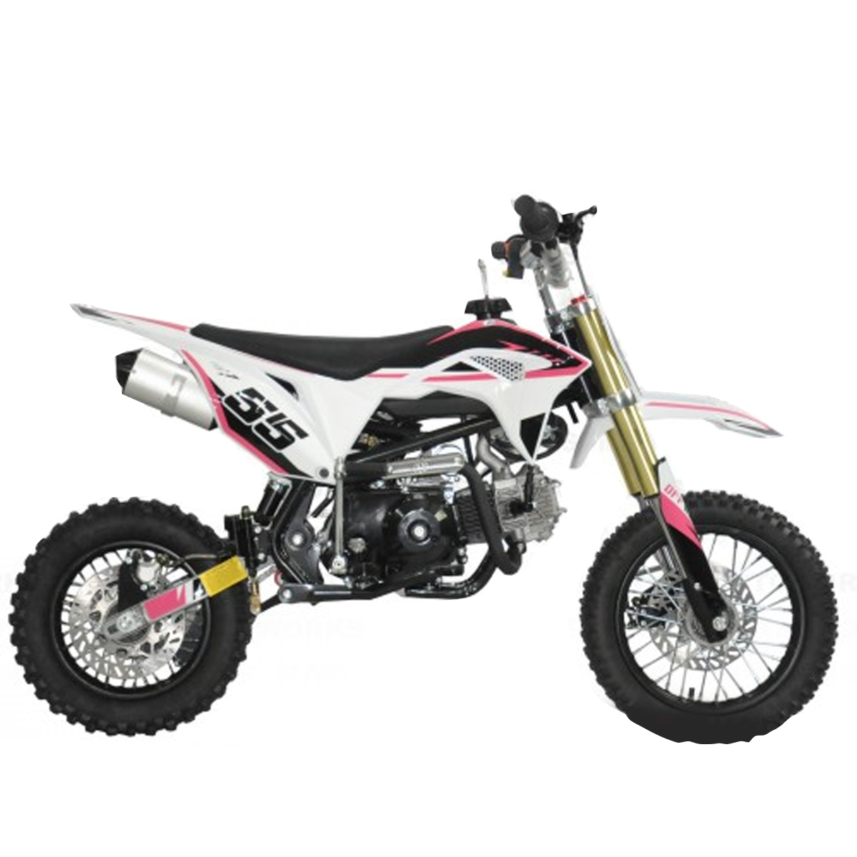 Buy MW 2022 90cc Semi-Auto Dirt Bike Small Wheel Pink