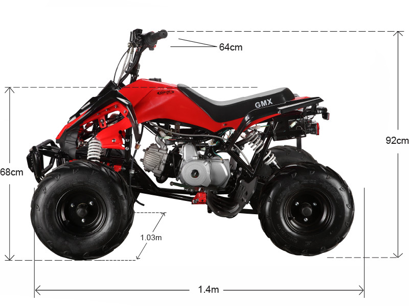 GMX The Beast 110cc Quad – Red | Speed & Agility