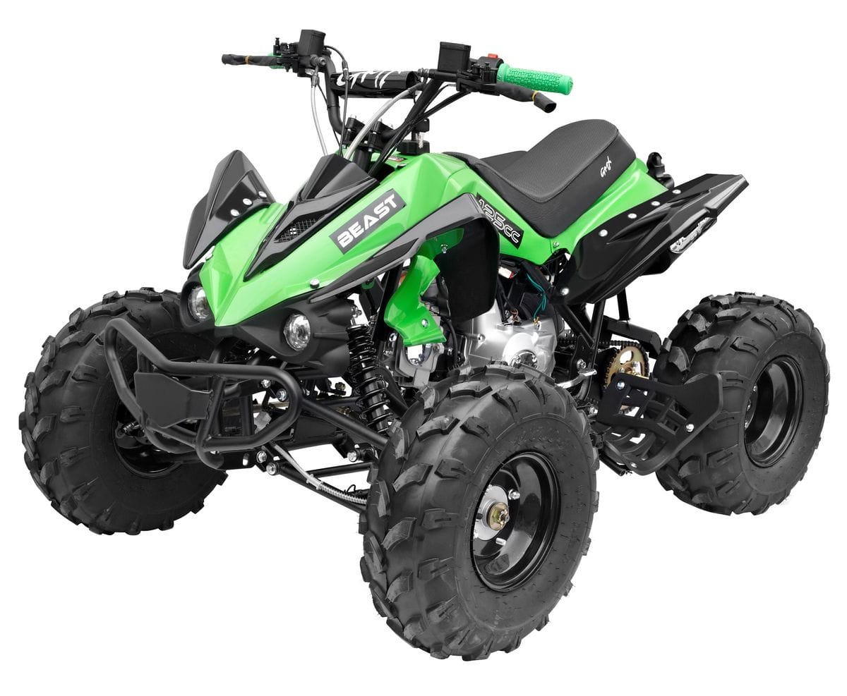GMX The Beast 125cc Quad – Green | Off-Road Powerhouse