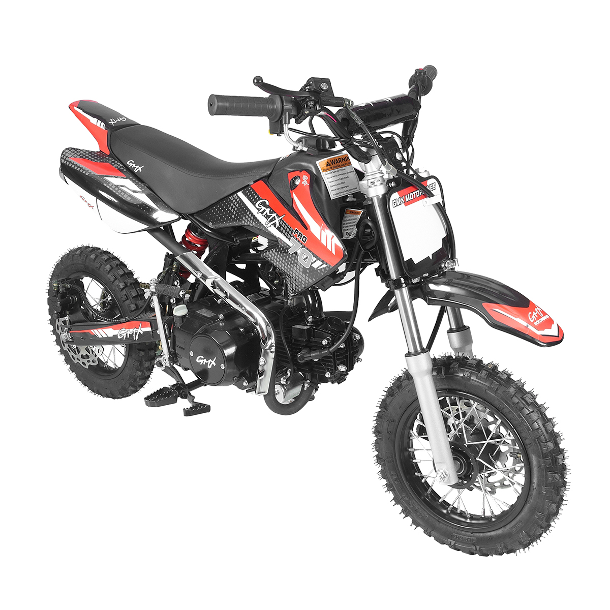 GMX 70cc Pro Kids Dirt Bike – Black | Safe & Fun Ride