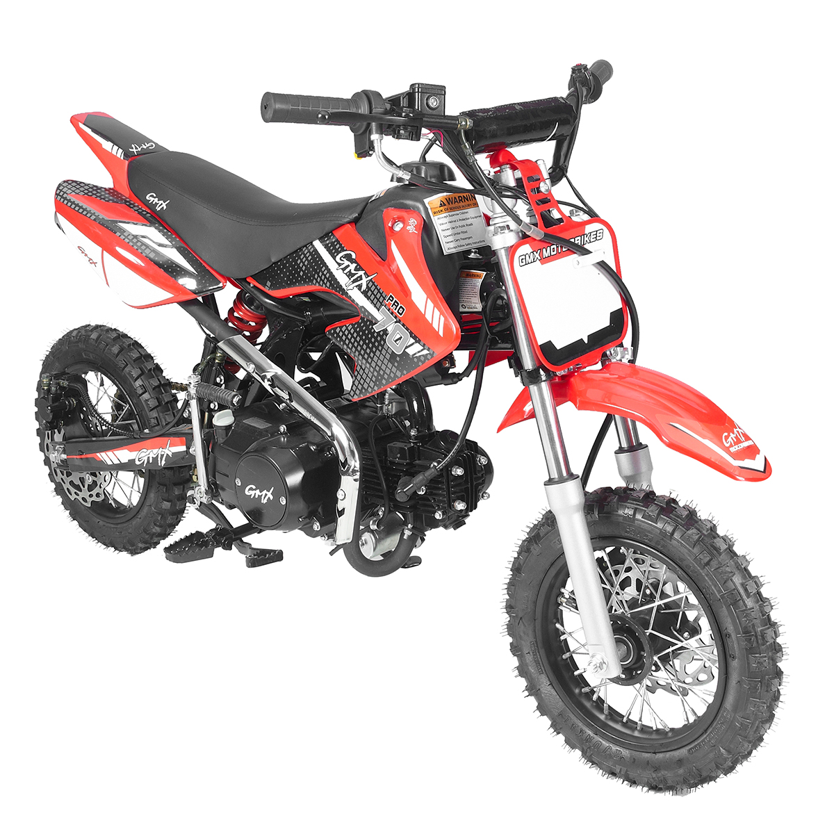 GMX 70cc Pro Kids Dirt Bike – Red | Perfect for Young Riders