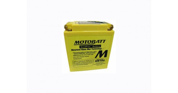Order Motobatt MB10U AGM Battery - High Performance